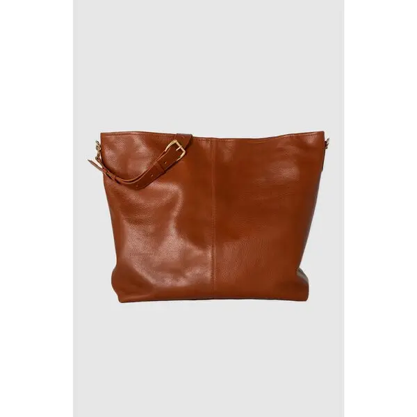 TAH Oversized Slouchy Tote - Whiskey