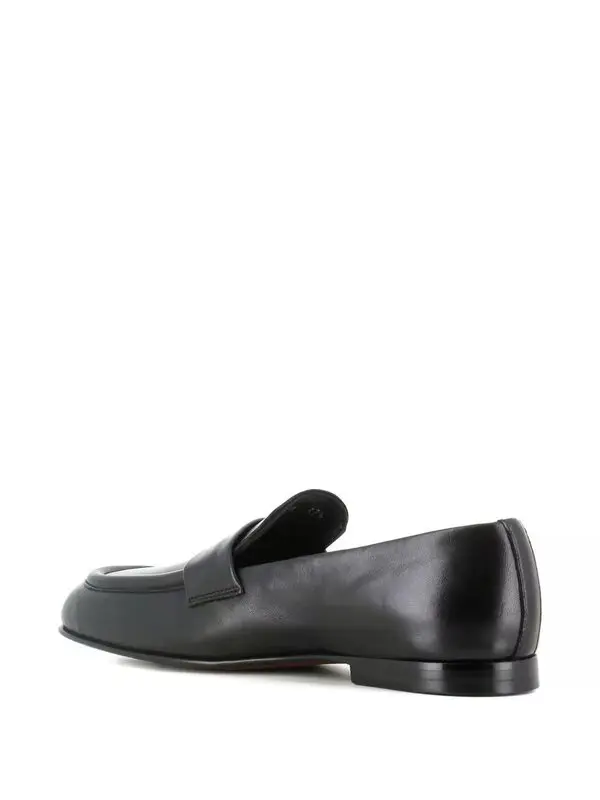 ALEXANDER HOTTO Leather Strap Loafers