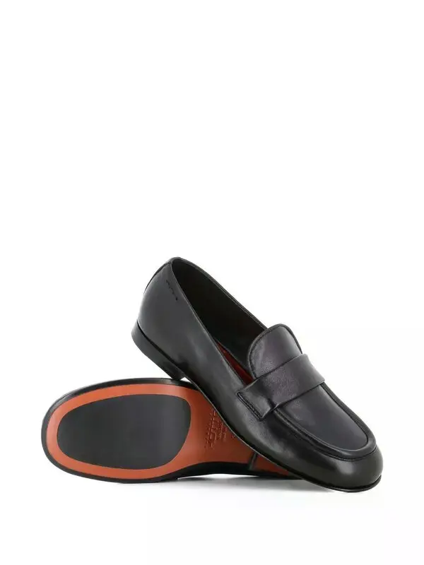 ALEXANDER HOTTO Leather Strap Loafers