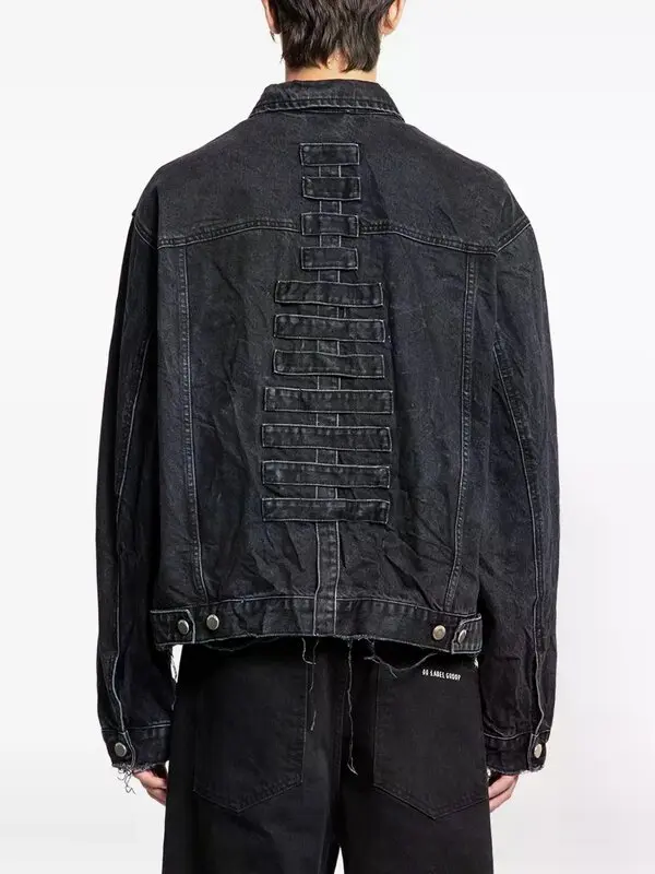 44 LABEL GROUP Simulation Buttoned Denim Jacket