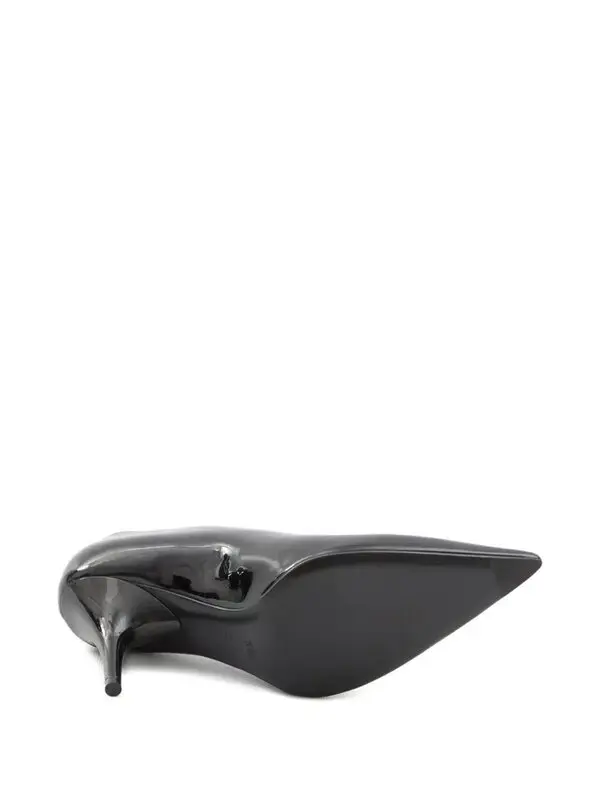 Gucci 85mm Patent Leather Pumps - Black