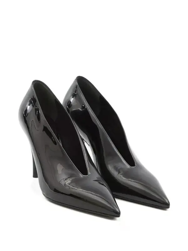 Gucci 85mm Patent Leather Pumps - Black