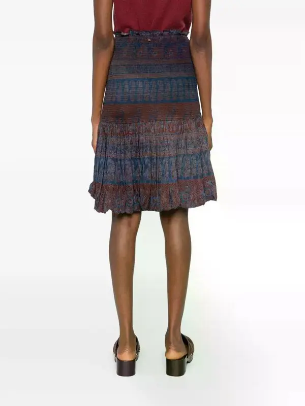 Antik Batik Tiered Midi Skirt