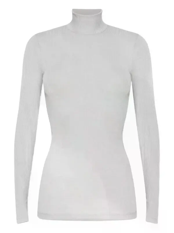 Hanro Ribbed Roll-neck Top