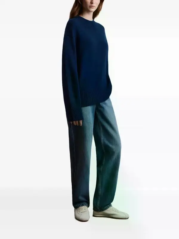 12 STOREEZ Luna Knitted Sweater - Blue