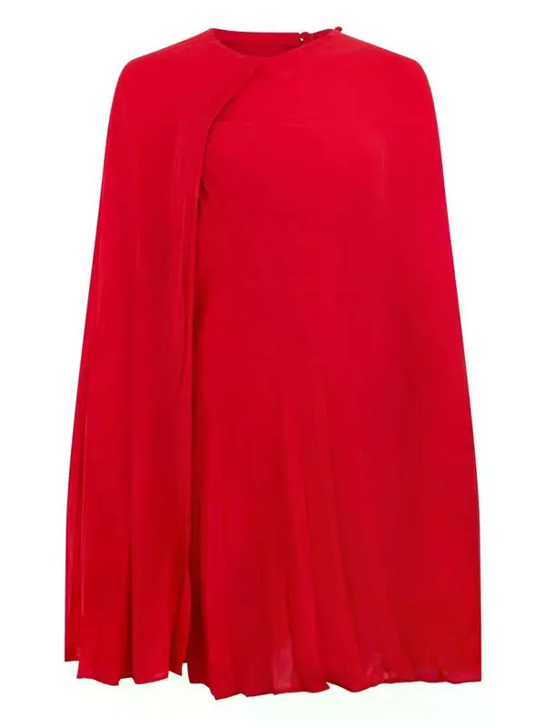 Valentino Garavani Pleated Silk Dress