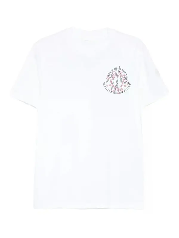 Moncler Logo-print T-shirt - White