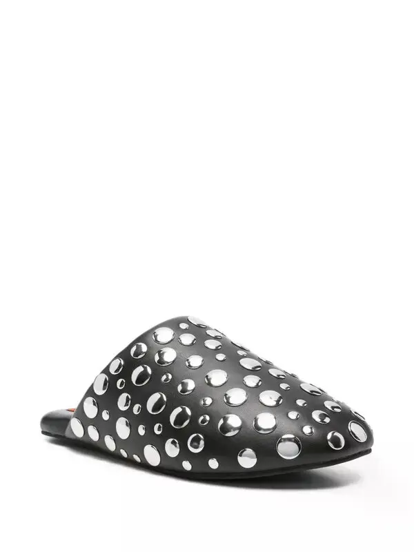 SIMONMILLER Stud-embellished Slippers
