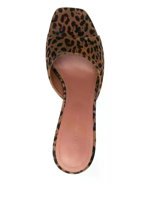 Amina Muaddi 95mm Lupita Heeled Mules
