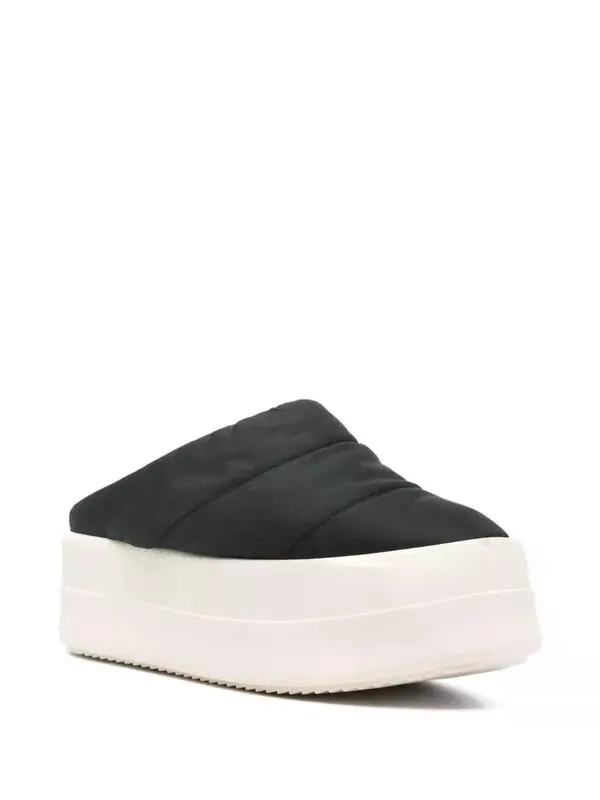 Rick Owens Quilted Platform Slippers