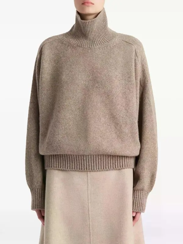 Khaite Willem Cashmere Sweater - Brown
