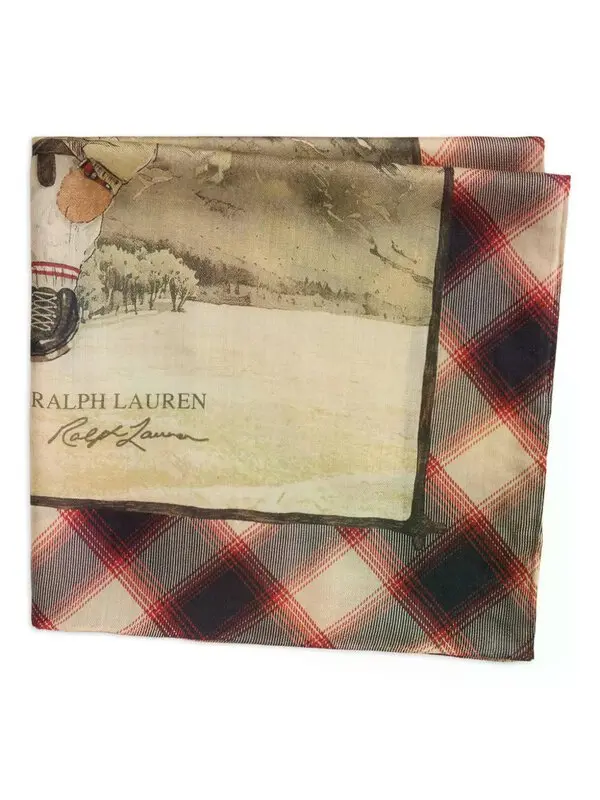 Polo Ralph Lauren Polo Bear Wool Blend Scarf