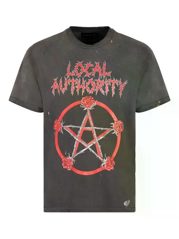 LOCAL AUTHORITY LA Graphic-printed Cotton T-shirt