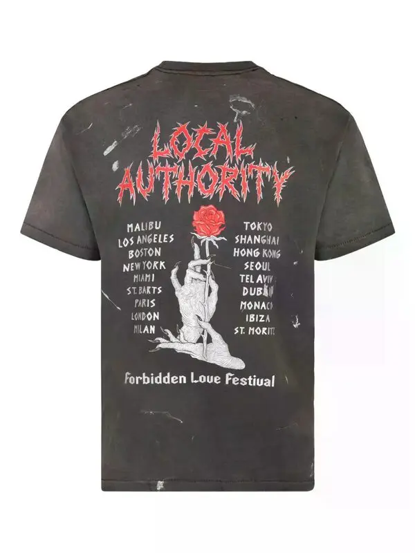 LOCAL AUTHORITY LA Graphic-printed Cotton T-shirt