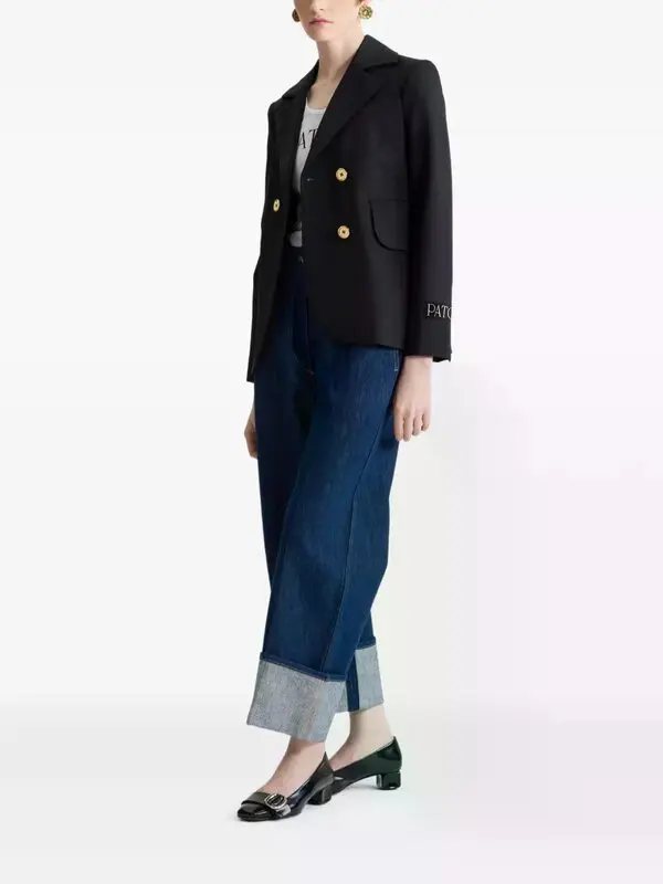 Patou Double-breasted Tie Jacket