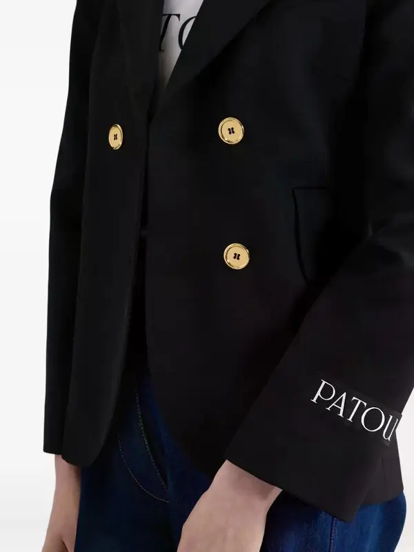 Patou Double-breasted Tie Jacket