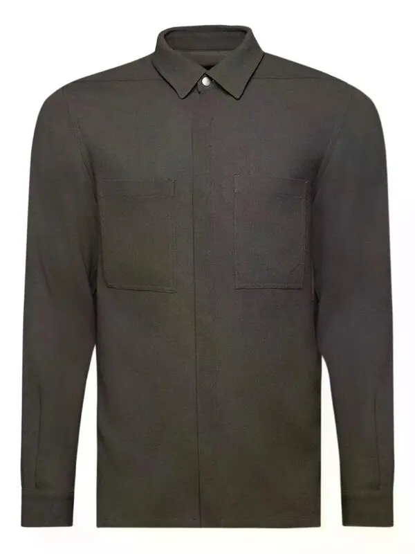 Rick Owens Pocket-detail Long-sleeve Shirt