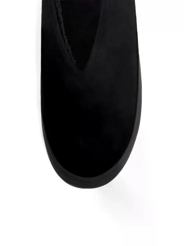 12 STOREEZ Shearling Suede Loafers