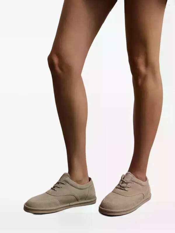 12 STOREEZ Leather Derby Shoes - Neutrals