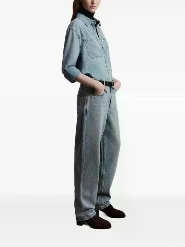12 STOREEZ Denim Pocket Shirt