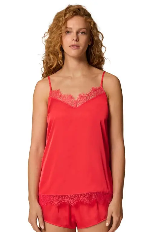 Simone Perele Satin Secrets Lounge Shorts - Flamingo