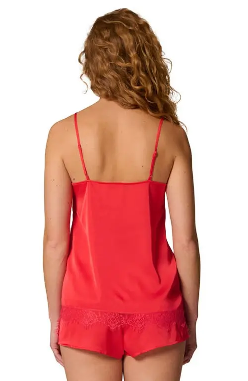 Simone Perele Satin Secrets Lounge Shorts - Flamingo