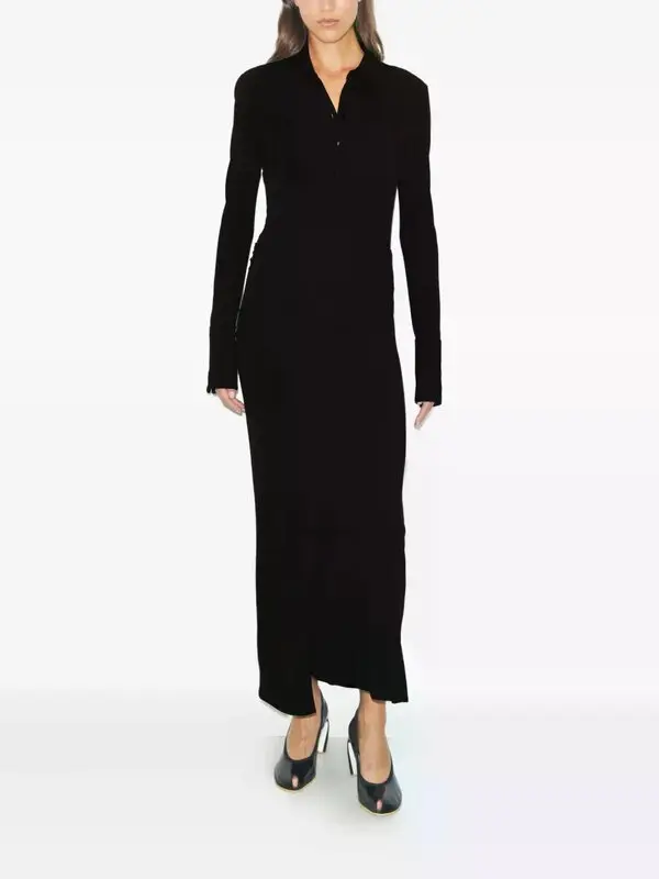 Tory Burch Collared Draped Shirtdress