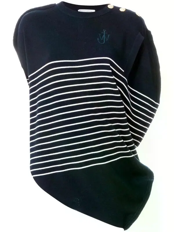 JW Anderson Striped Knit Top