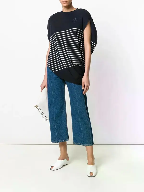 JW Anderson Striped Knit Top