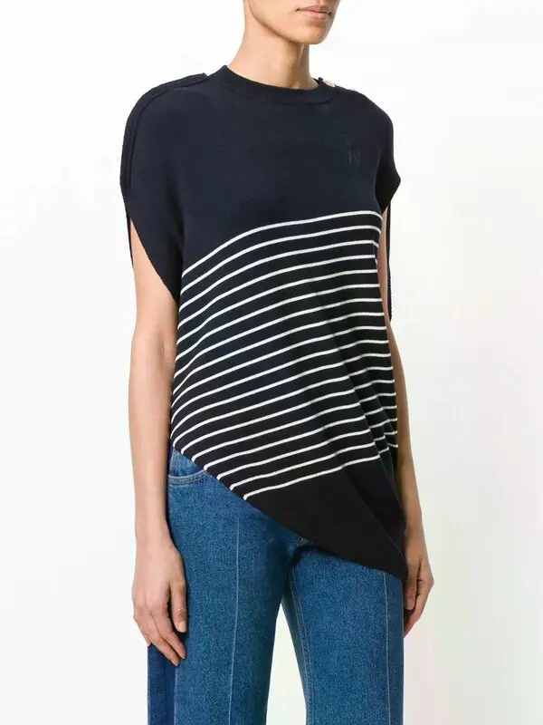 JW Anderson Striped Knit Top