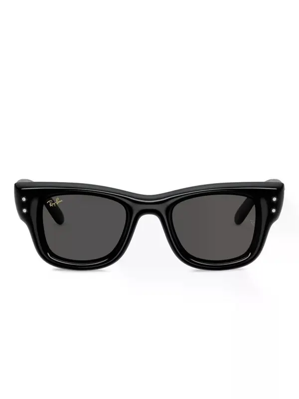 Ray-ban Wayfarer Rivet-embellished Sunglasses - Black