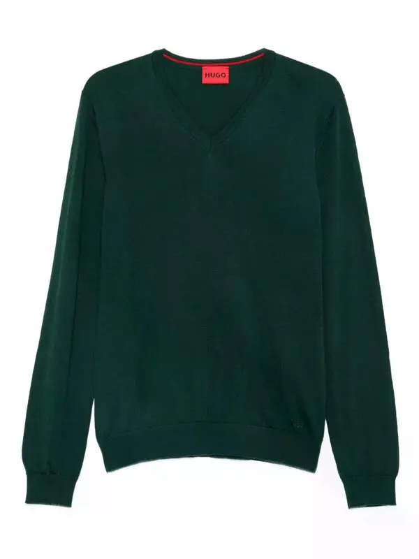 BOSS V-neck Wool Sweater