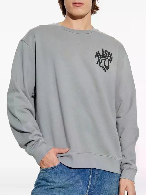 ALLSAINTS Orlando Crew-neck Sweatshirt - Grey