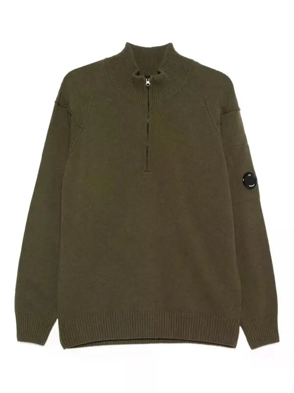 C.P. COMPANY Wool Half Zip Sweater
