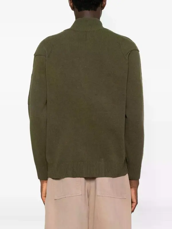 C.P. COMPANY Wool Half Zip Sweater