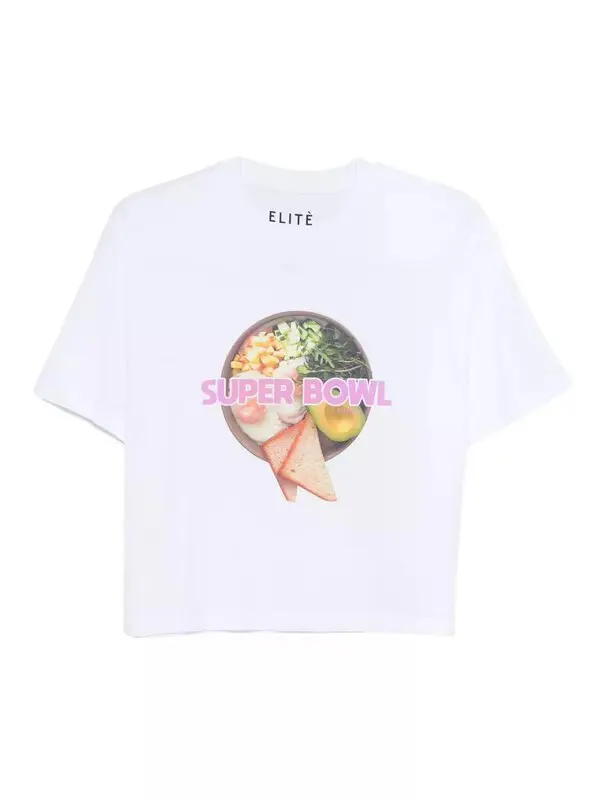 ELITE Graphic Print T-shirt - White