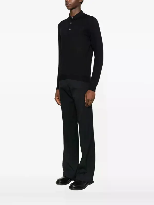 Tagliatore Long Sleeve Polo Shirt