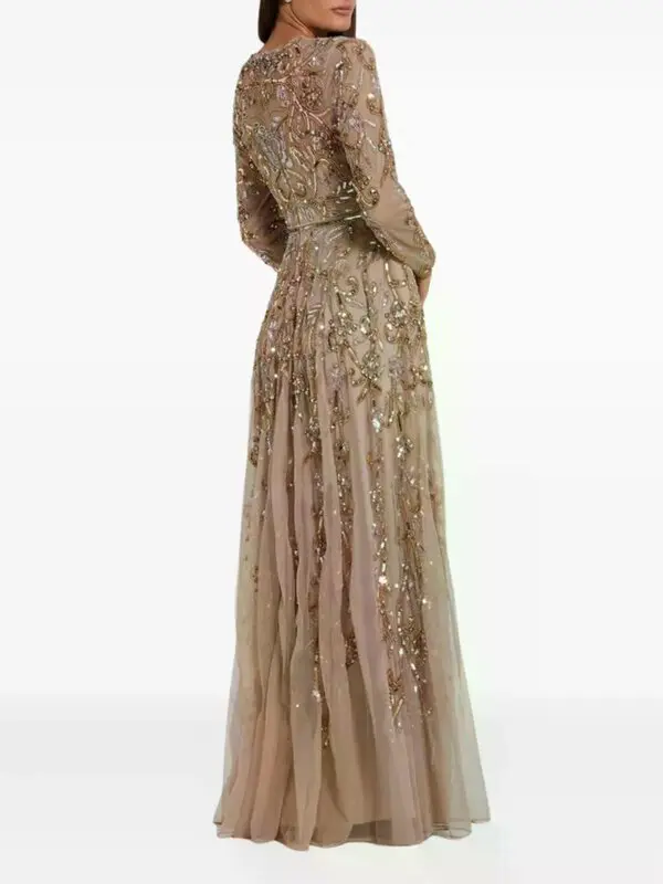 Mac Duggal Crystal-embellished Gown