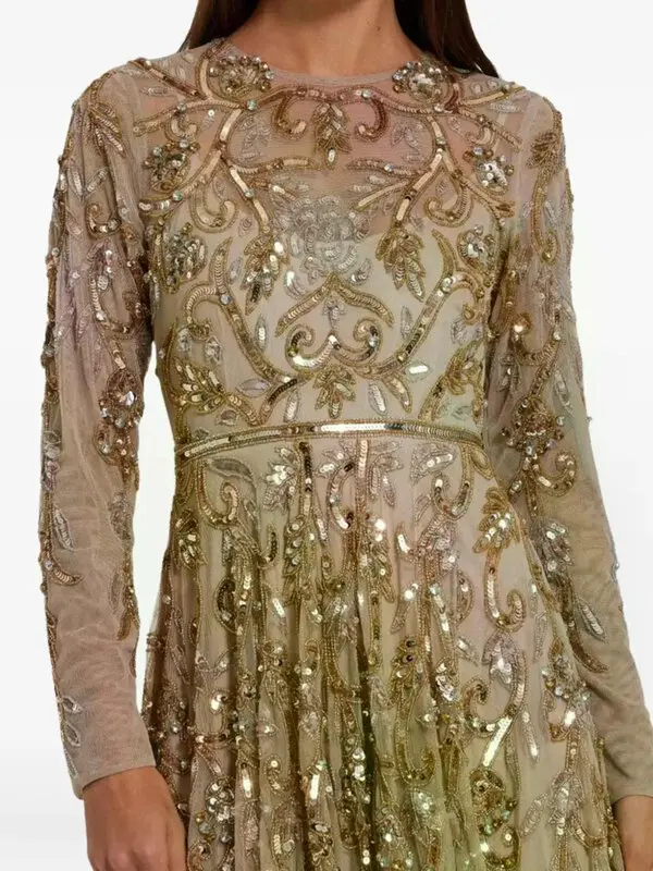 Mac Duggal Crystal-embellished Gown