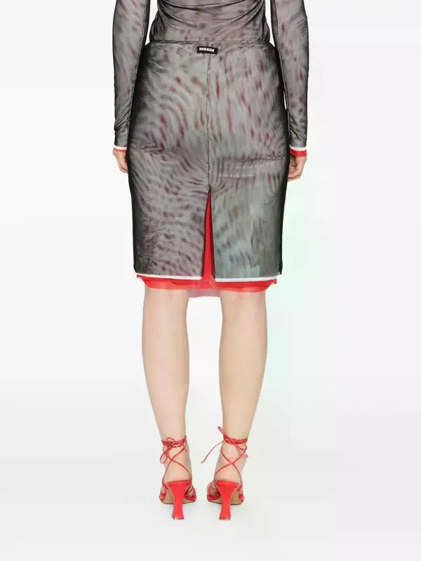 MSGM Straight Hem Skirt