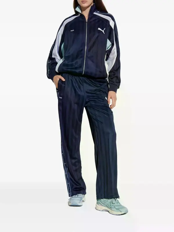 PUMA Striped Zip Sweatshirt - Blue