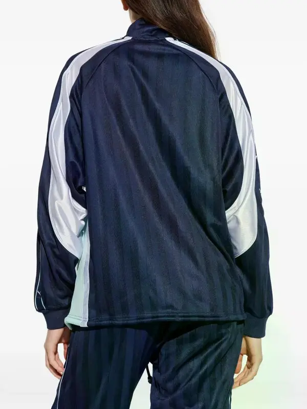 PUMA Striped Zip Sweatshirt - Blue
