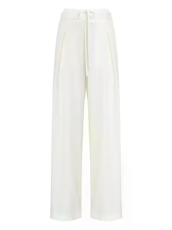 GLORIA COELHO Pleated Drawstring Trousers