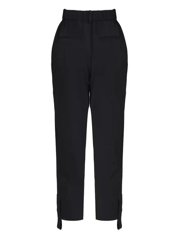 GLORIA COELHO Pleated Button-fastening Pants