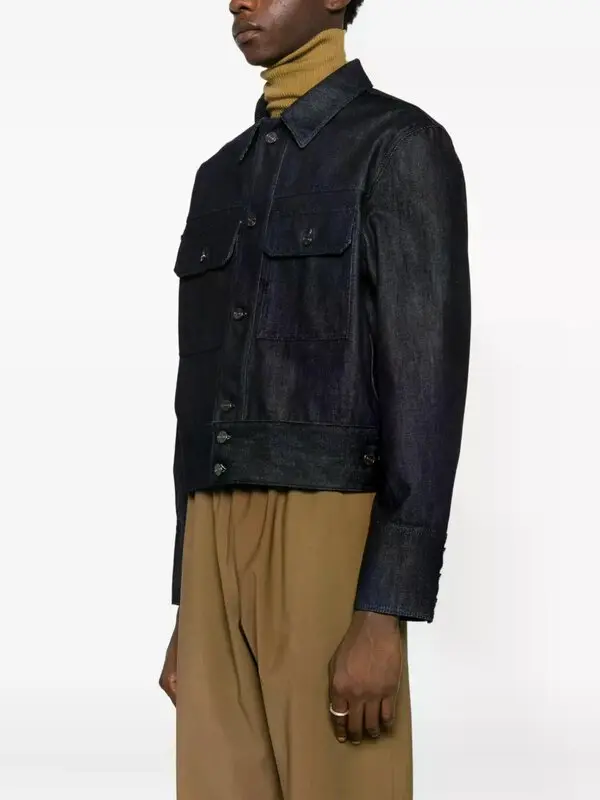 Lacoste Long-sleeved Denim Jacket