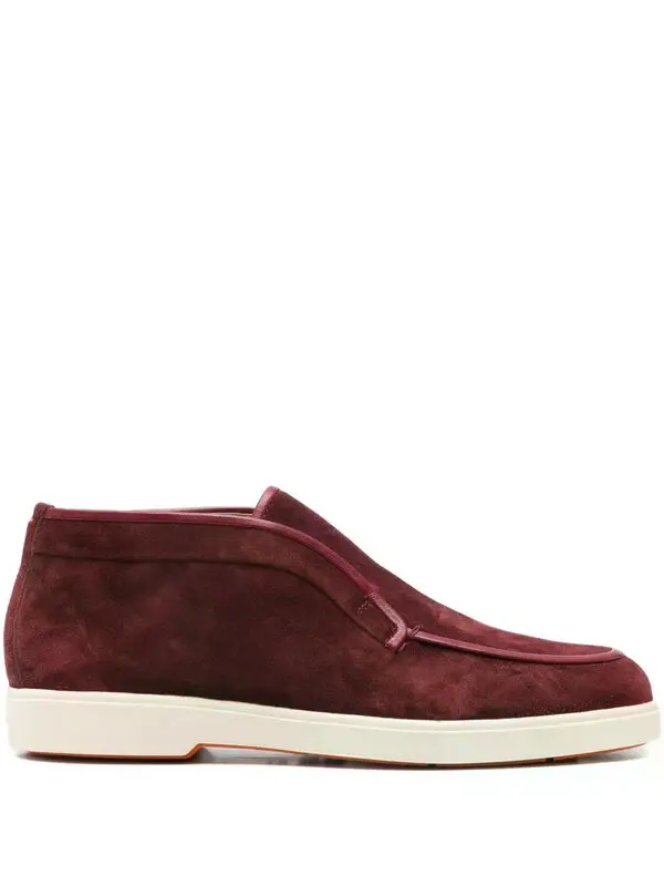 Santoni Suede Ankle Boots
