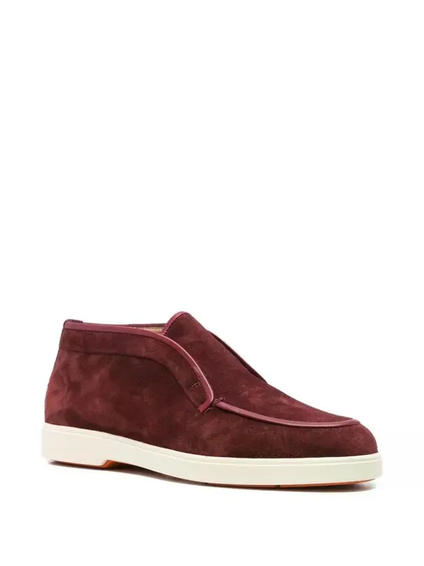 Santoni Suede Ankle Boots