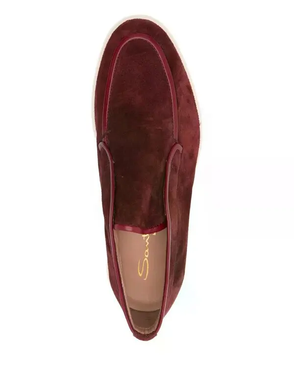 Santoni Suede Ankle Boots