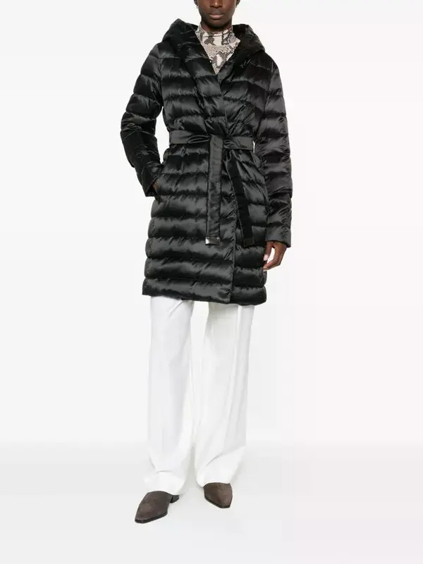 Max Mara Hooded Quilted Coat