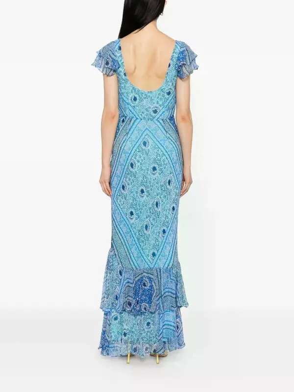 Rixo Ordinia Dress In Blue - 20% Off | Editorialist